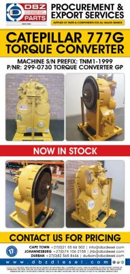 CATERPILLAR 777G | COMPONENTS ONLY